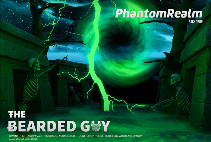Second Life Marketplace - Phantom Realm Backdrop PBR - The Bearded Guy